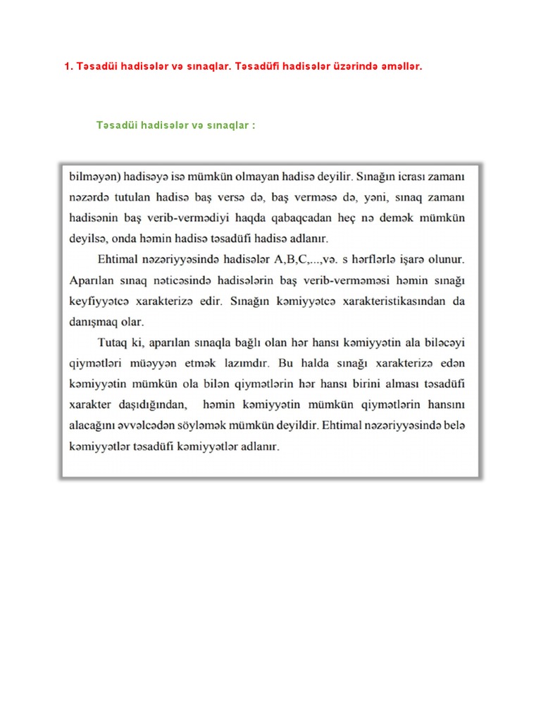 Riyyaziyat Cavablar-1 | PDF