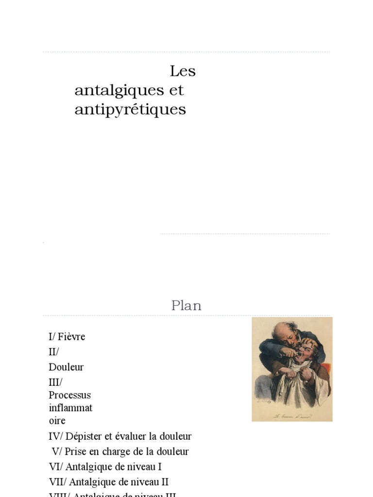 Les Antalgiques | PDF | Antalgique | Morphine