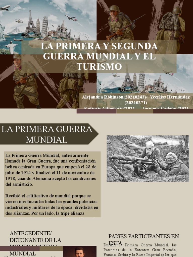 1era y 2da Guerrra y Turismo | PDF | Primera Guerra Mundial | Alemania nazi