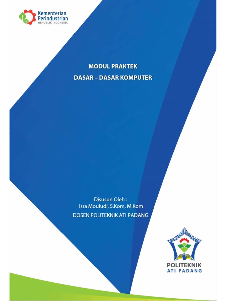 Modul Praktek Dasar Dasar Komputer | PDF | Seni | Komputer