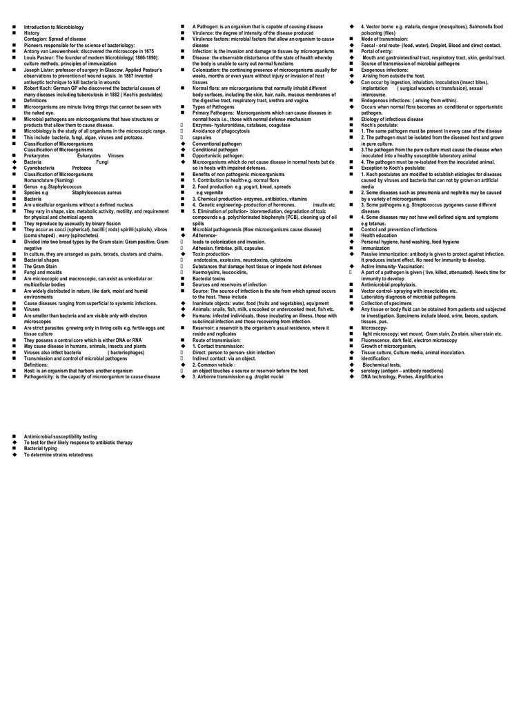 Microbiology Reviewer Guide | PDF