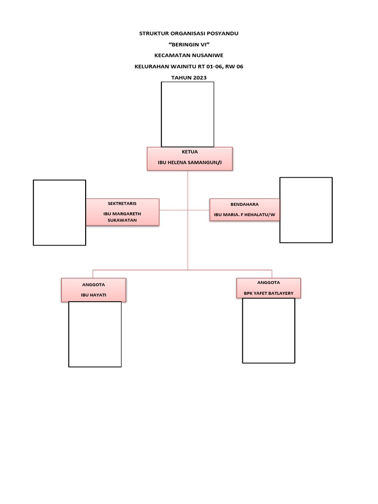 Struktur Organisasi Posyandu Pdf 