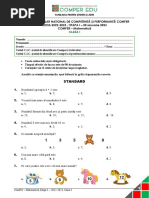 Subiecte Clasa I La Canguraşul Matematician | PDF