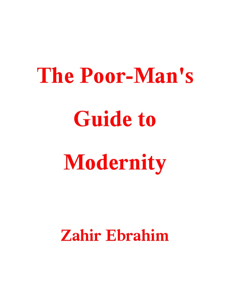The Poor Mans Guide To Modernity Ze Ebook Print | PDF | Propaganda ...