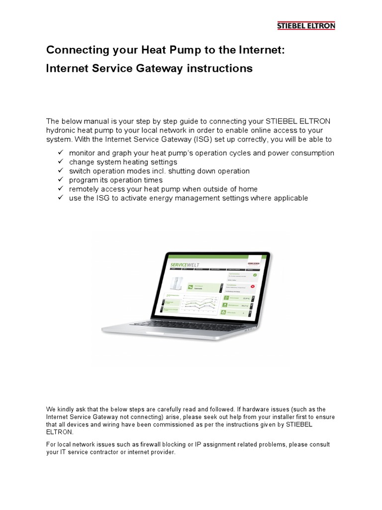 Connecting Your Heat Pump To The Internet | PDF