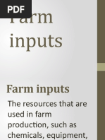 Module 2 Farm Inputs | PDF | Technology & Engineering