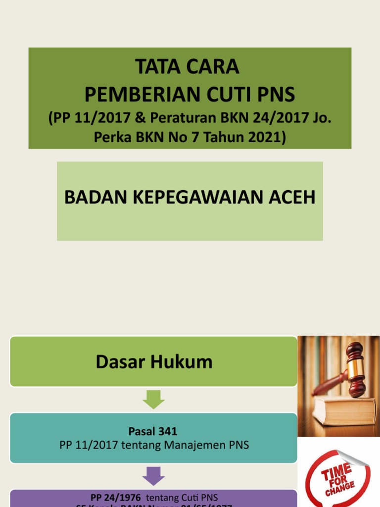 Paparan Cuti PNS 2018 | PDF