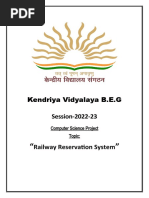 Class 12 Project Railway Reservation | PDF | Python (Programming ...