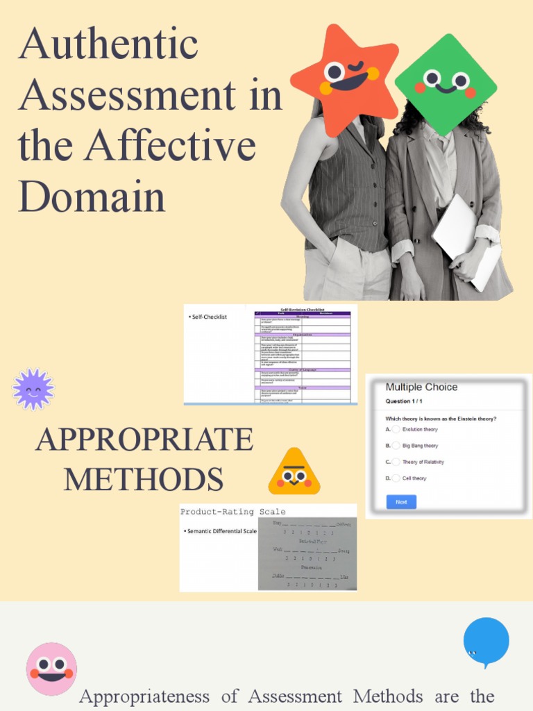 Authentic Assessment in The Affective Domain (Part 2) | PDF ...