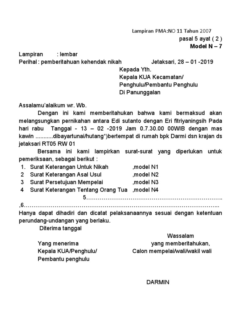 Lampiran 8 KMA NO | PDF