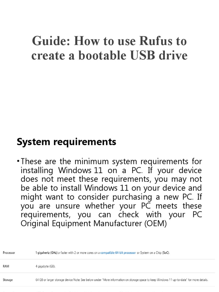 Guide How To Rufus | PDF