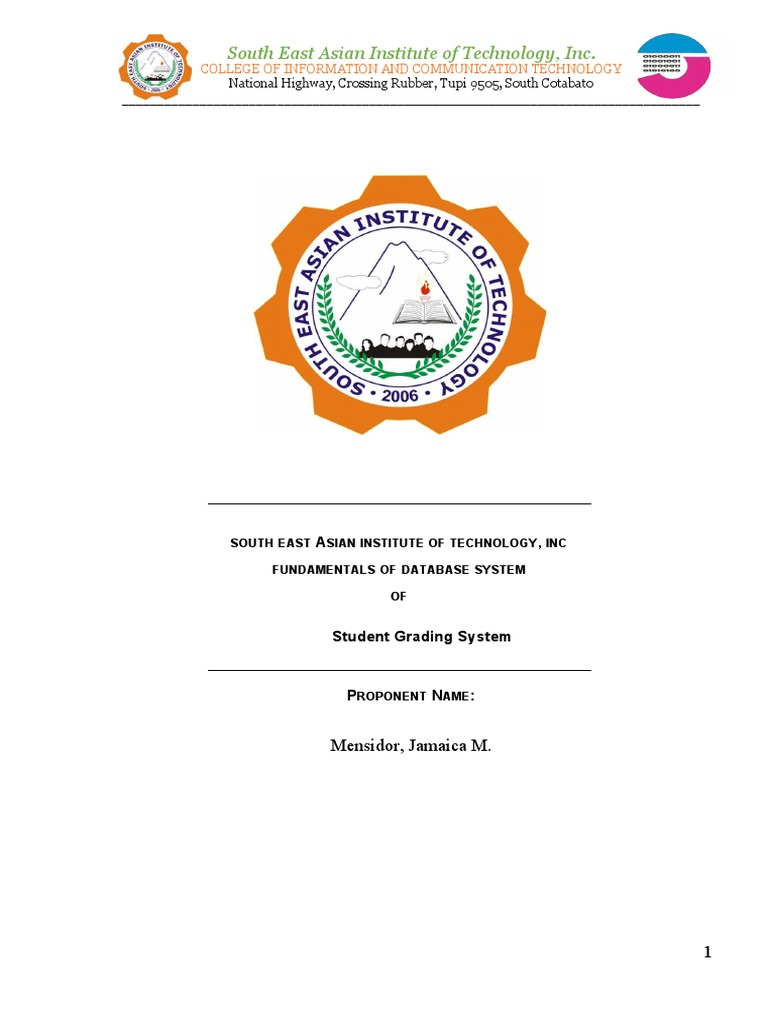 Student Grading System | Download Free PDF | Information | College