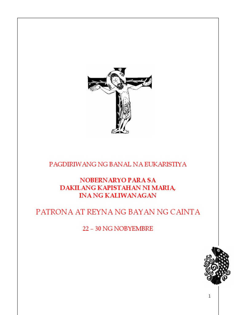 Novenario para Sa Dakilang Kapistahan Ni Maria Ina NG Kaliwanagan | PDF