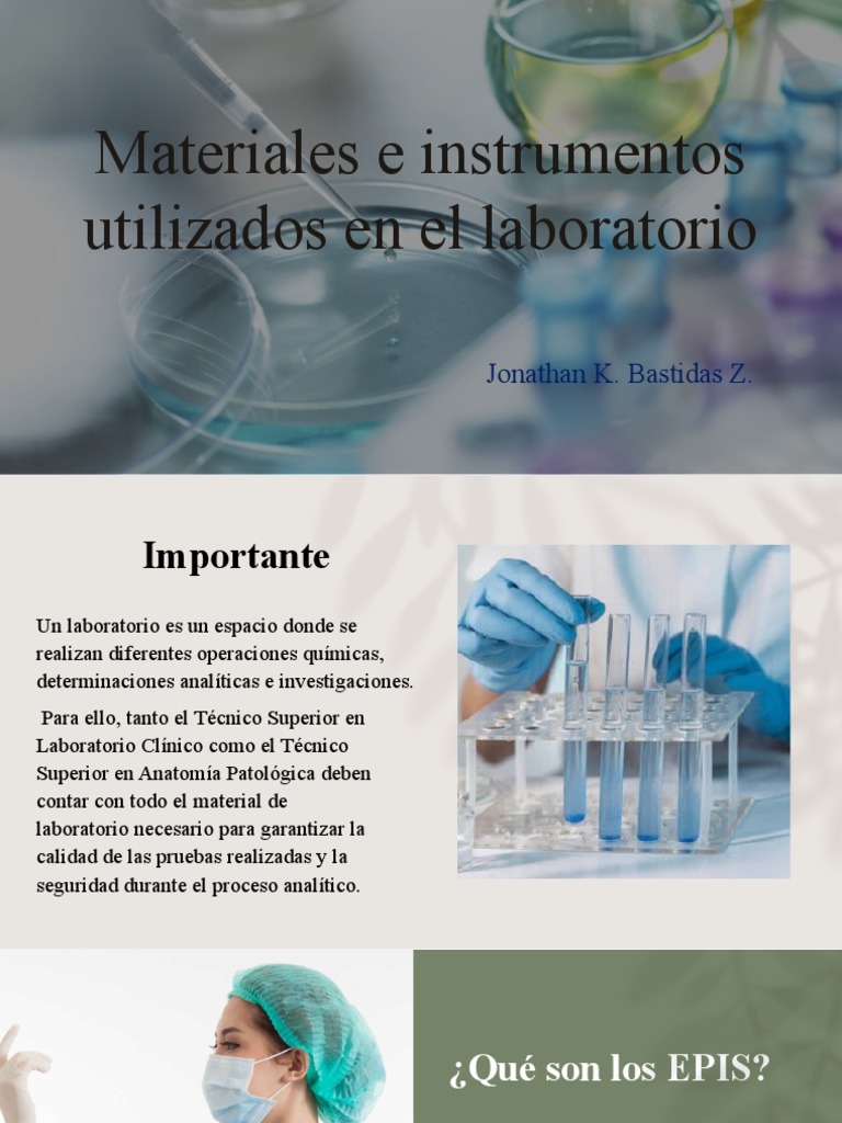 Materiales e Instrumentos de Laboratorio | PDF