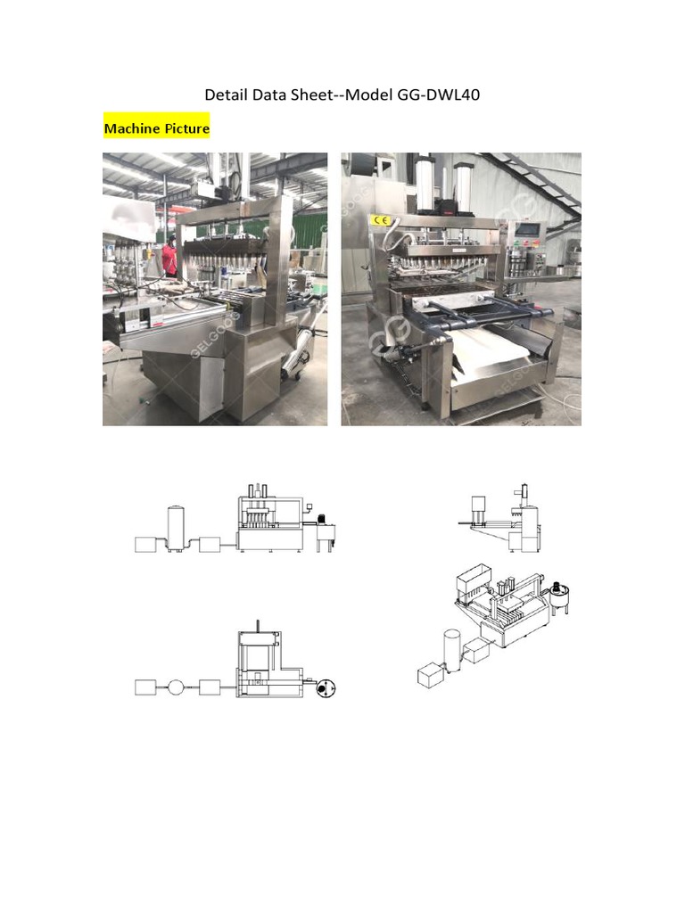Full-Automatic Wafer Cone Making Machine Detail Data Sheet | PDF ...