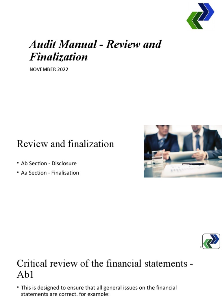 Session 6 - QAR Audit Methodology Manual Presentation - Review and ...