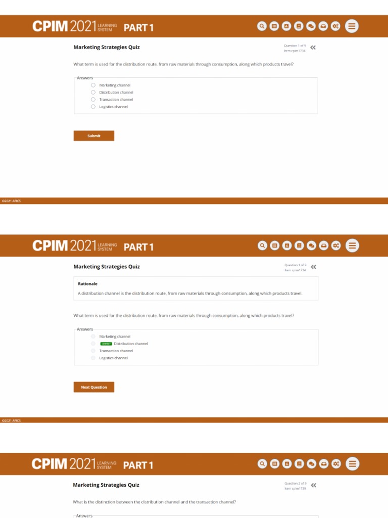 Cpim PT1 QZ Section B | PDF