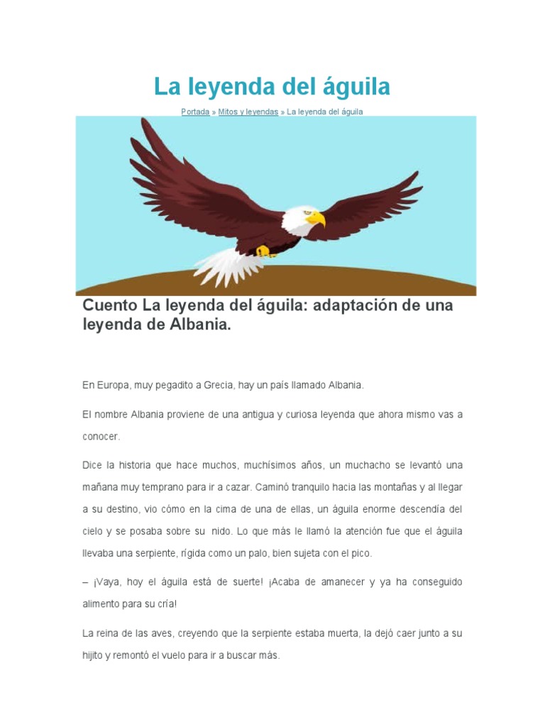La Leyenda Del Águila | PDF | Poesía | Ficción general