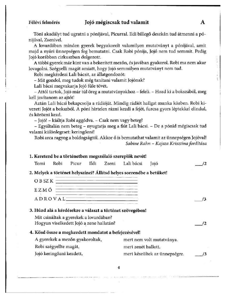 Jójó Mégis Csak Tud Valamit | PDF