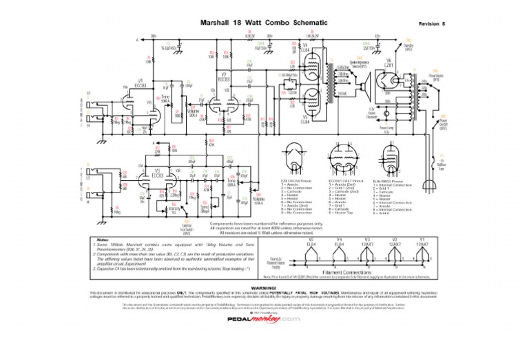 18watt Schematic 08-28-03 - 3 | PDF
