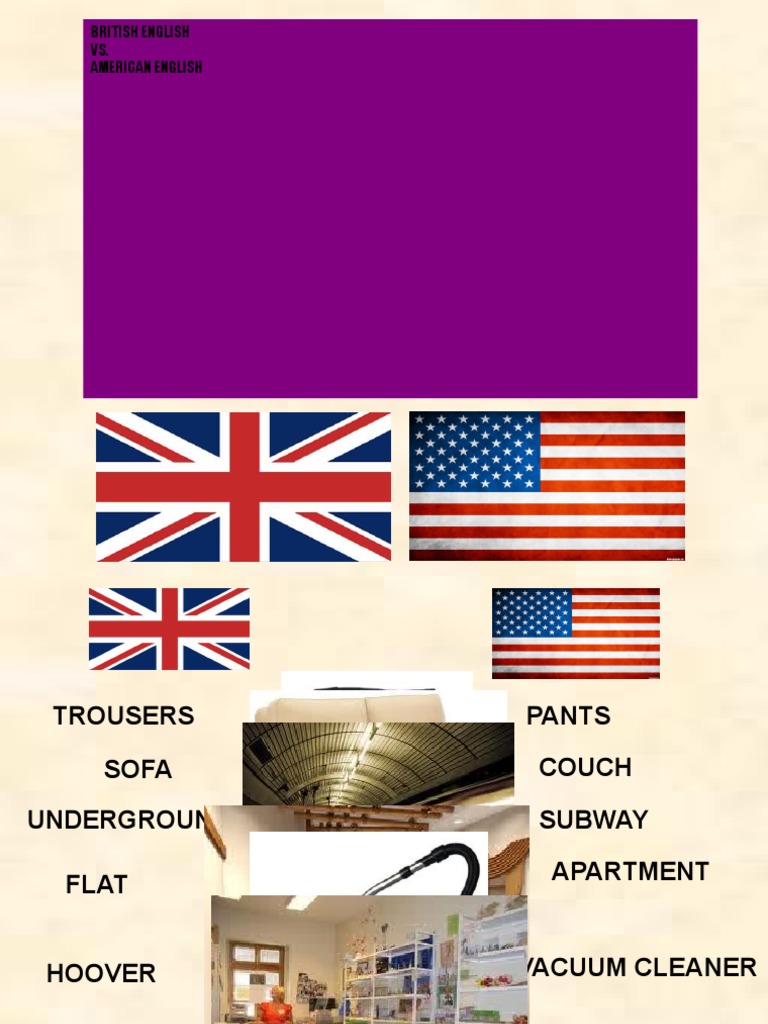 British vs American English Vocabulary | PDF | Language Arts & Discipline