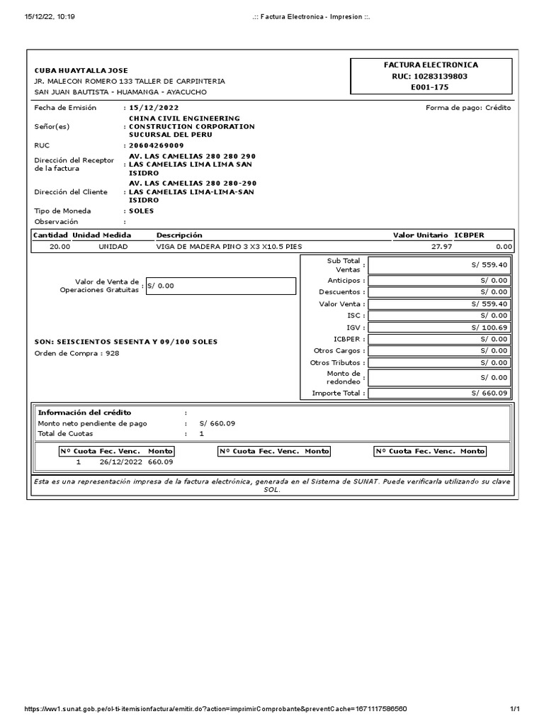 Factura Electronica - Impresion 175 CUBA | PDF | Business | Industrias ...