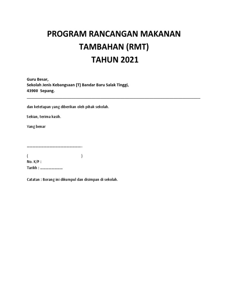 Program Susu 1 Malaysia Ps1m Persetujuan 2021 | PDF
