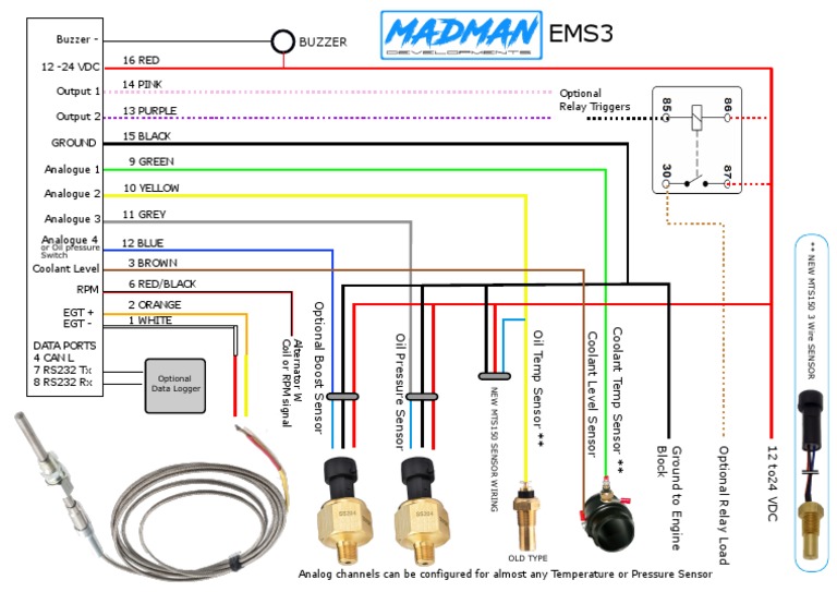 Ems3 Wiring Diagram | Download Free PDF | Electronics | Electricity