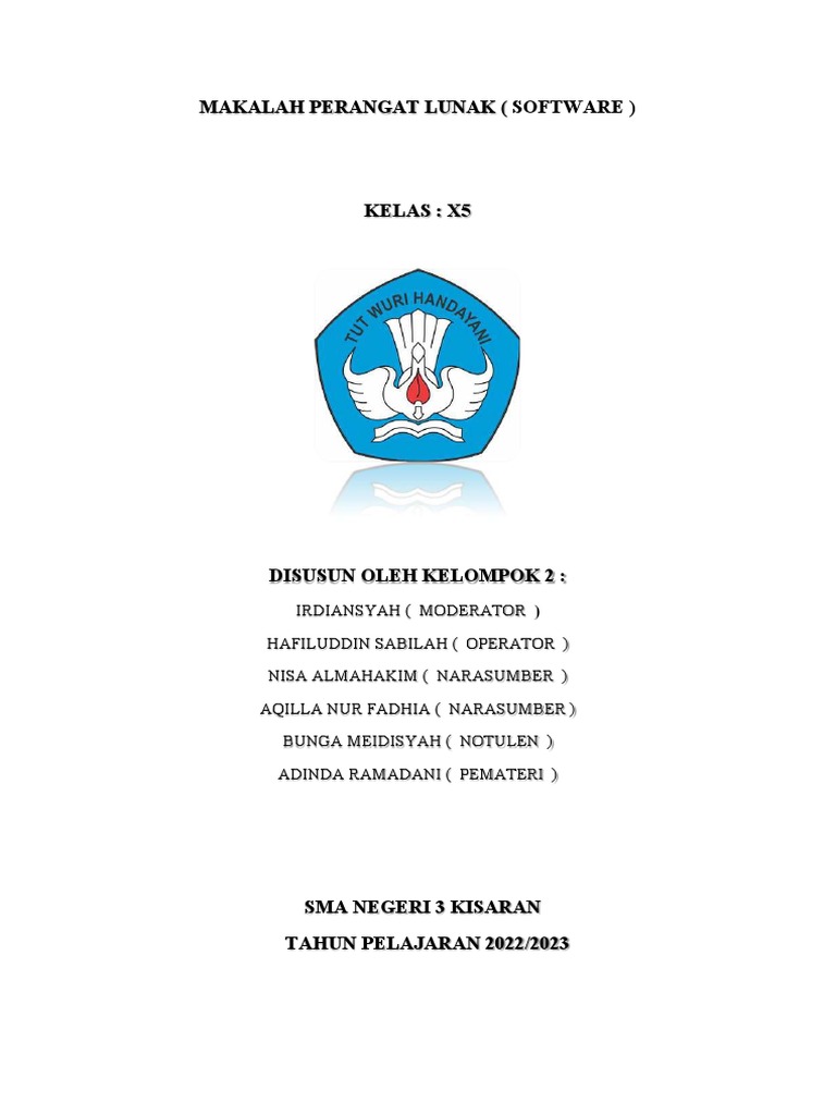 Makalah Perangkat Lunak 4 | PDF