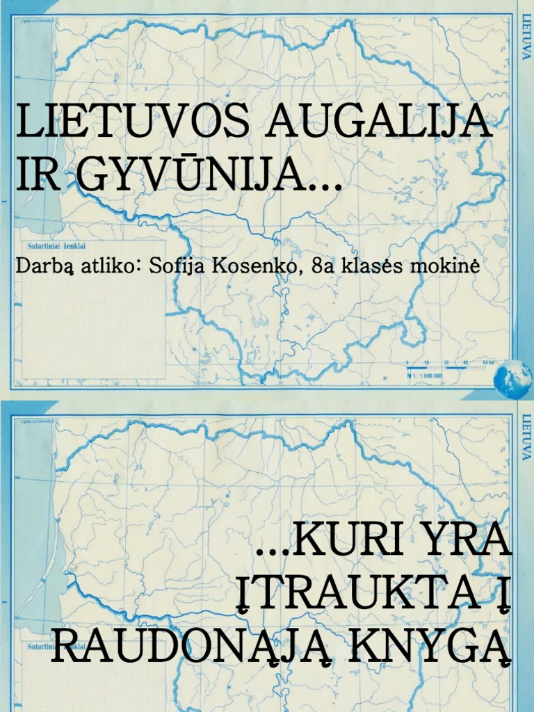 Projektas Lietuvos Augalija Ir Gyvunija Itraukta I Raudonaja Knyga ...