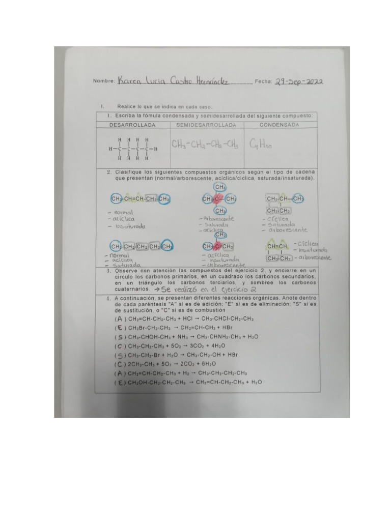 Tarea 1_Fundamentos de química orgánica. | PDF