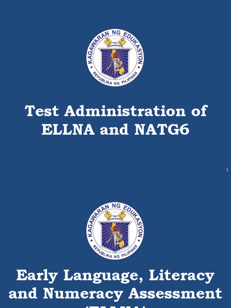 ELLNA and NATG6 | PDF | Tagalog Language | Test (Assessment)