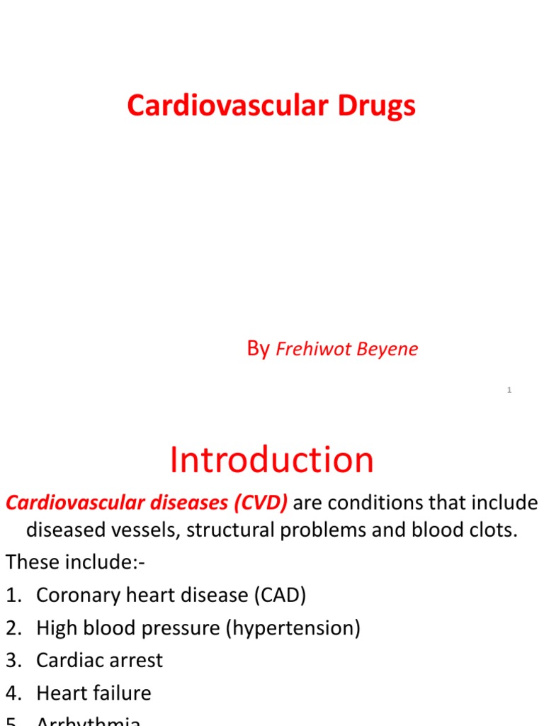 Chapter 6 (Cardiovascular Drugs) 2 | PDF | Blood Pressure | Myocardial ...