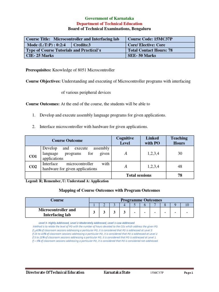 7microcontroller And Interfacing Lab Pdf Binary Coded Decimal Digital To Analog Converter 