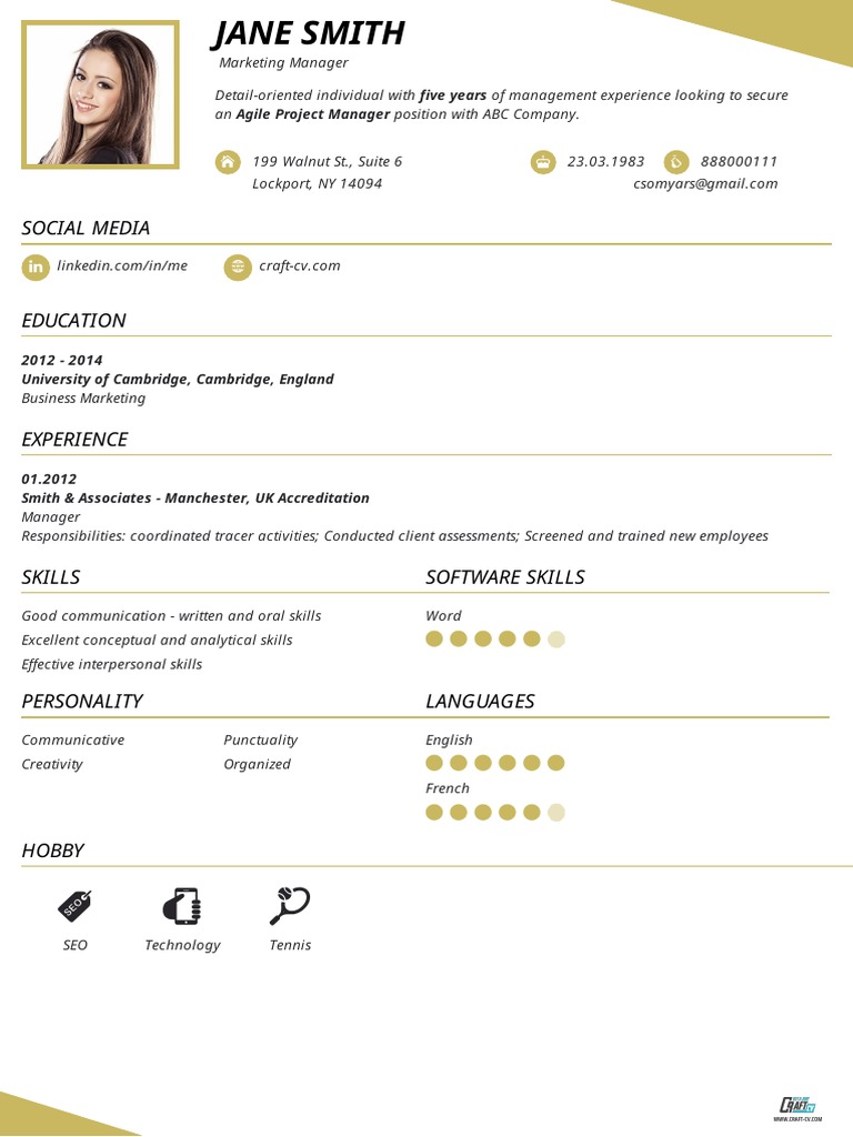 Jane Smith CV | PDF