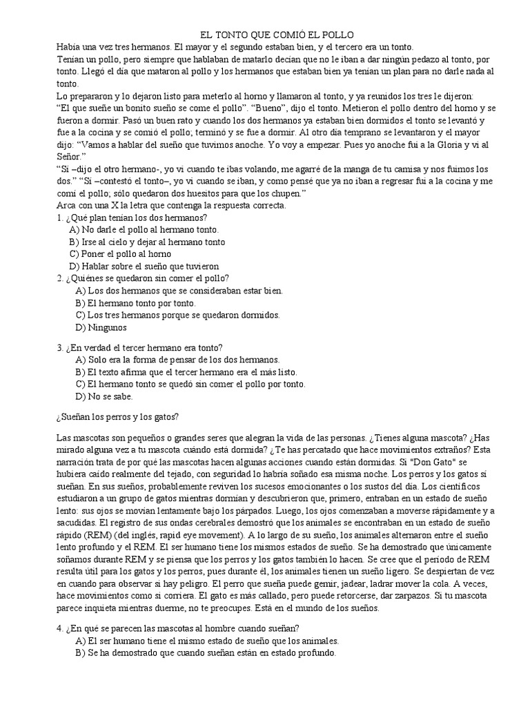 Comprensión Lectora | PDF | Libros para adolescentes