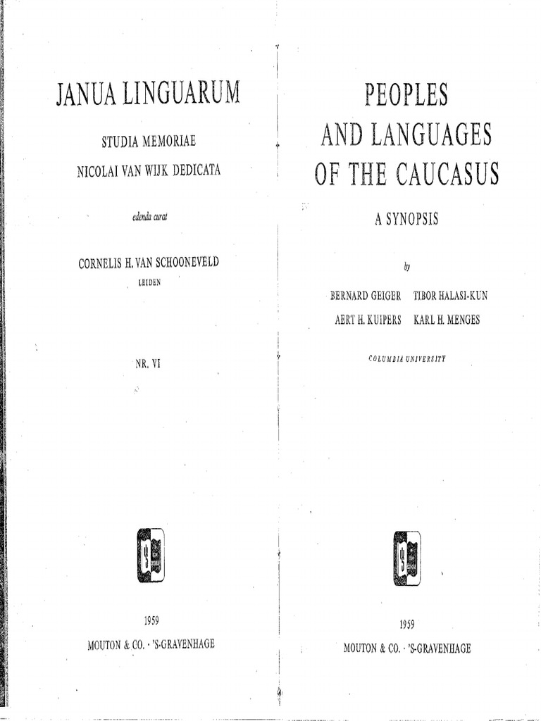 (Janua Linguarum) Bernard Geiger, Tibor Halasi - Kun, Aert Kuipers ...
