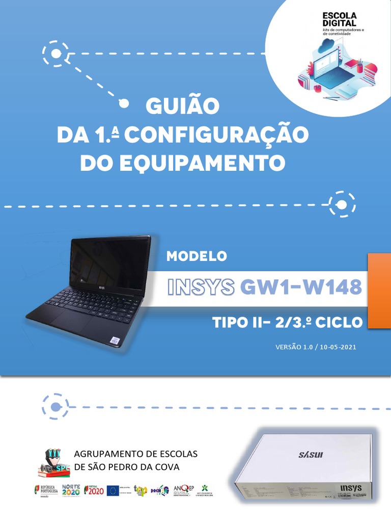 Guião Da 1 Configuração Do Equipamento INSYS Modelo GW1-W148 | PDF ...