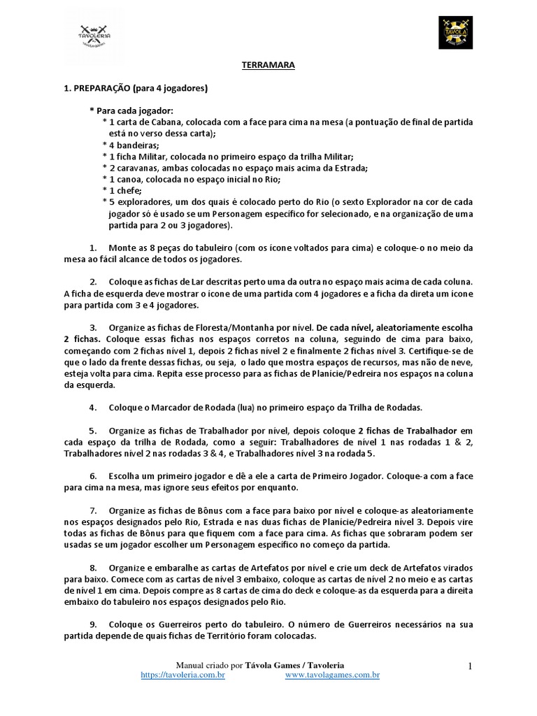 Terramara Manual Simplificado em Portugu 201441 | PDF | Militar