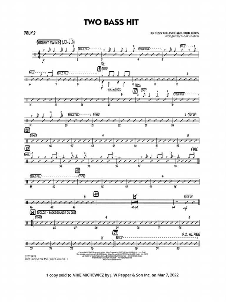 Two Bass Hit | PDF