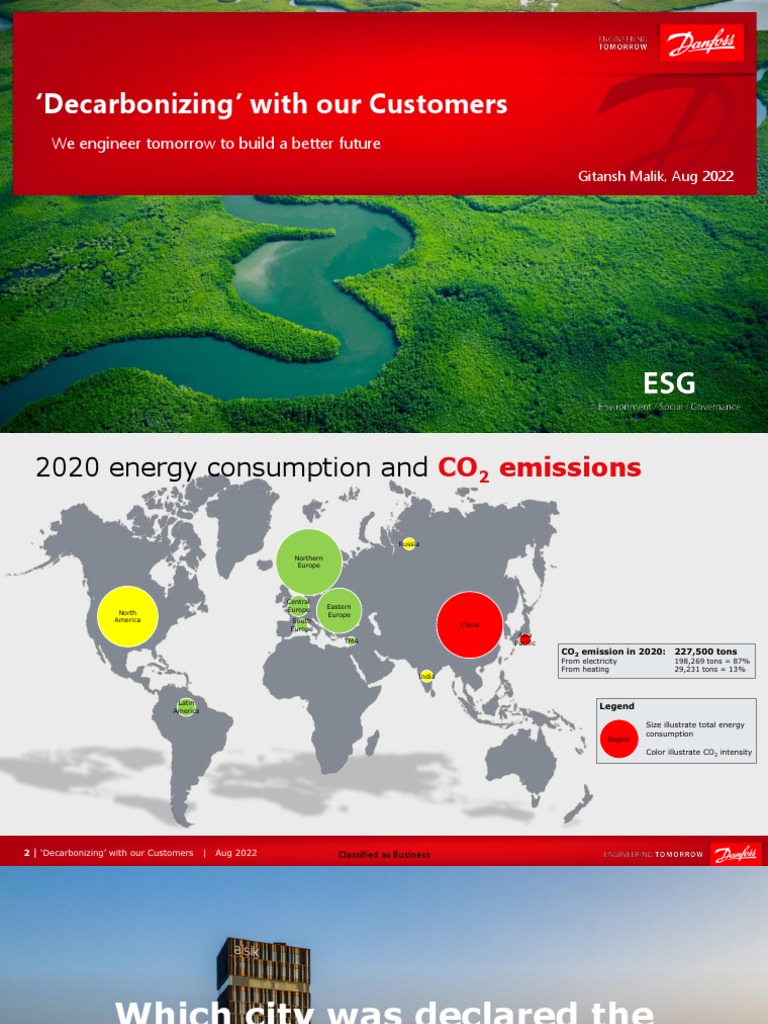 Danfoss Decarbonization Efforts 2022 | PDF | Low Carbon Economy ...