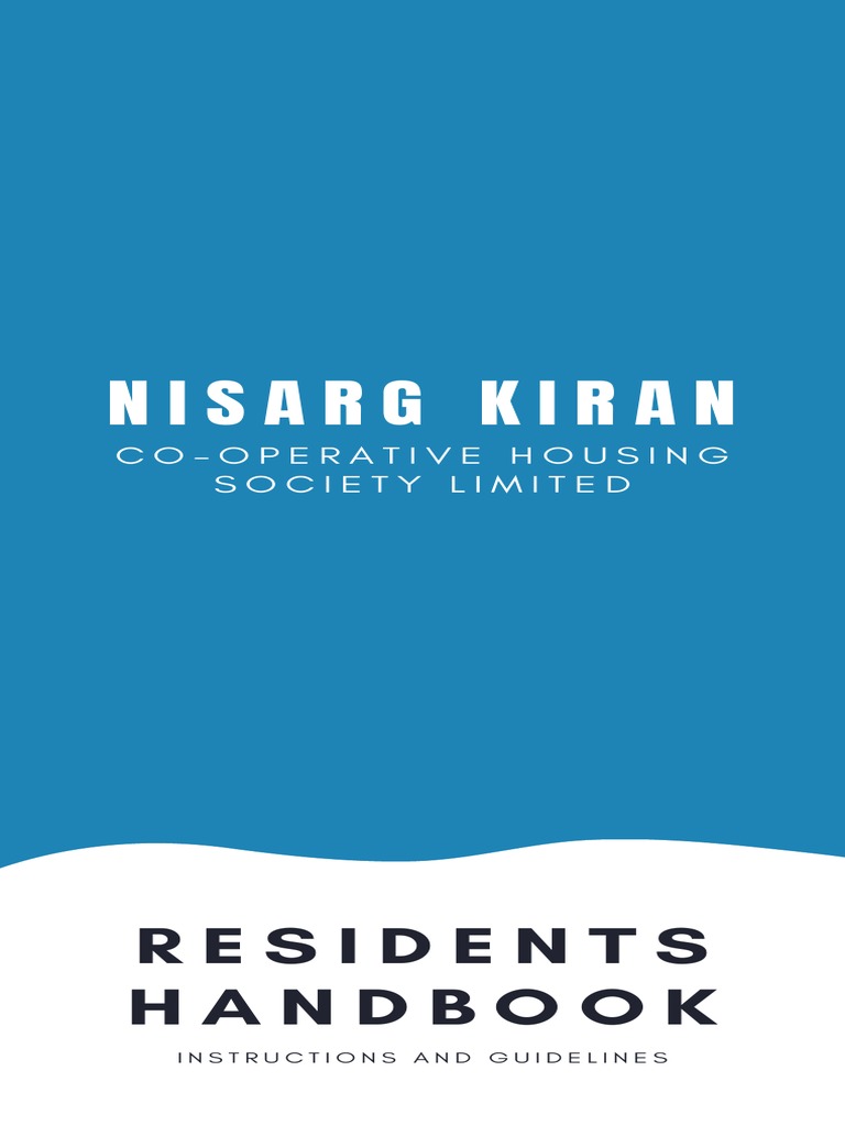 Residents Handbook - NK - AGM | Download Free PDF | Cheque | Payments