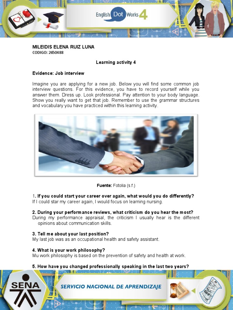 Evidence Job Interview | PDF | Job Interview | Behavioural Sciences