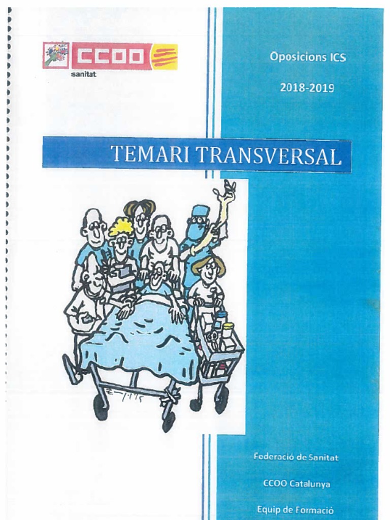 7 - Resum Temari Transversal - Ccoo | PDF