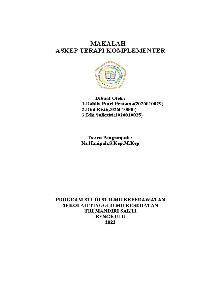 Askep Terapi Komplementer | PDF