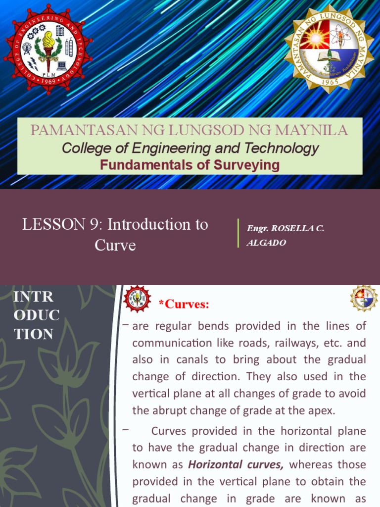 Fs9 Lesson 9 - Horizontal Curves (Simple Curve) | Download Free PDF | Curvature | Circle