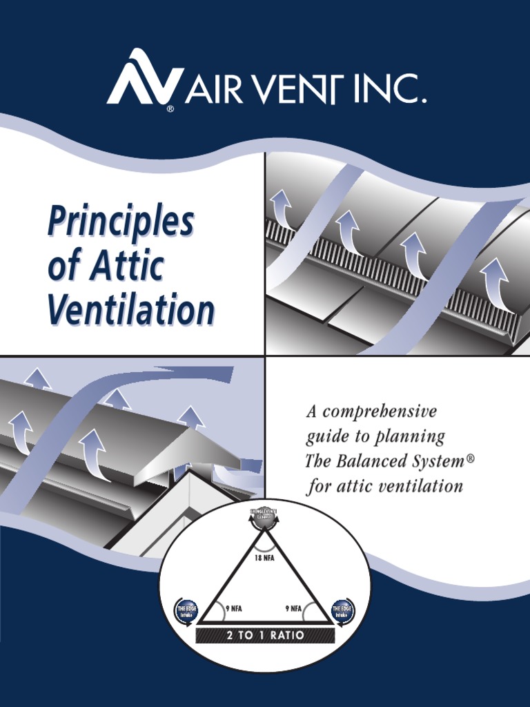 Principles of Attic Ventilation | PDF | Building Insulation | Snow