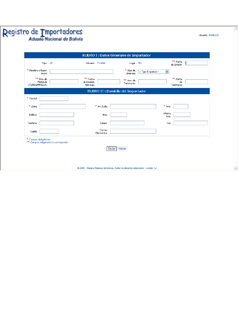 Formulario 170 DE ADUANA | PDF