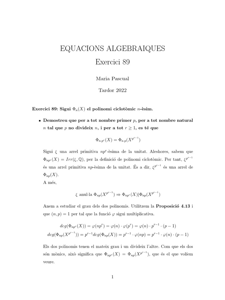 Exercici 89 | PDF