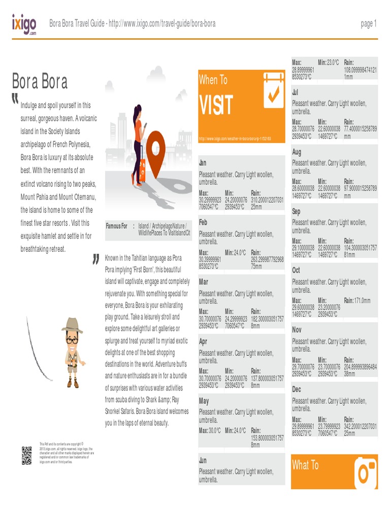 Bora Bora Travel Guide | PDF